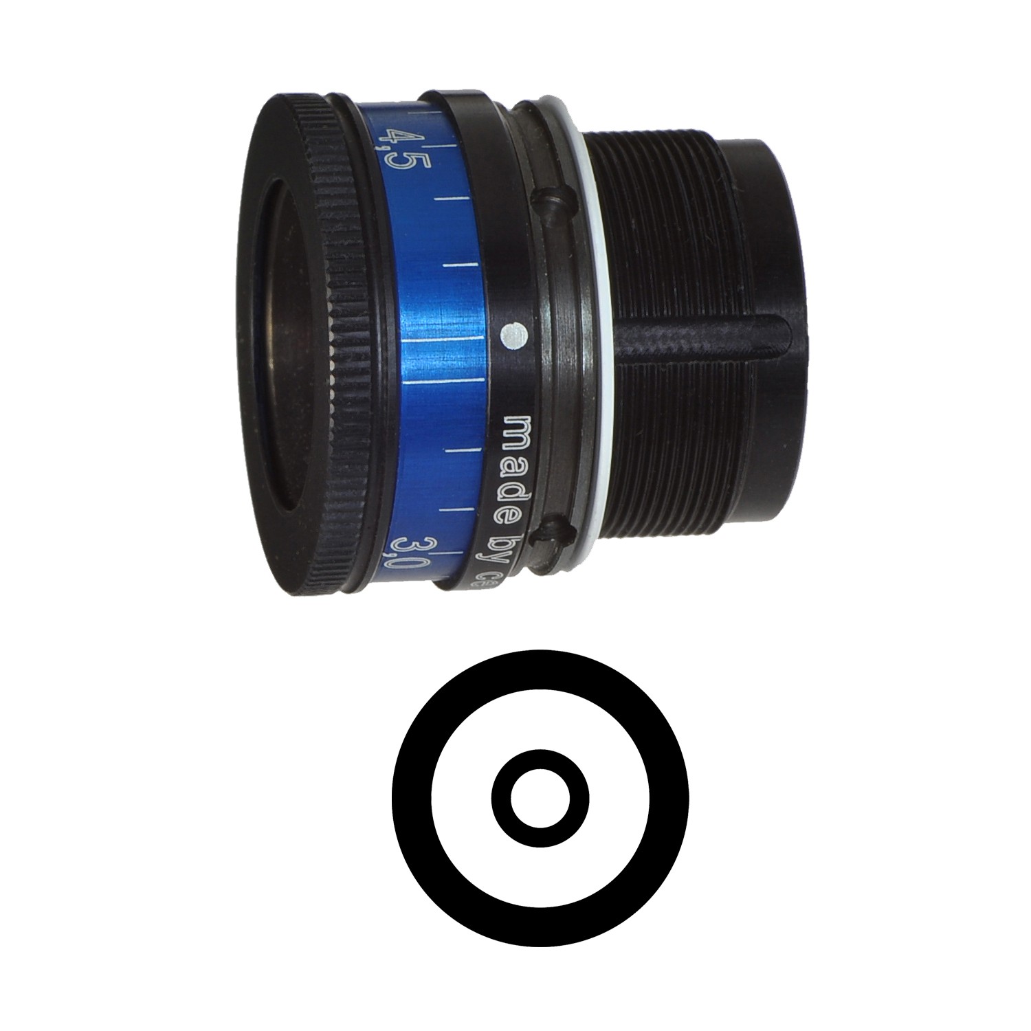 SE ShootingEquipment | Centra Front Sight Ring mod. Iris Glass M18 ...