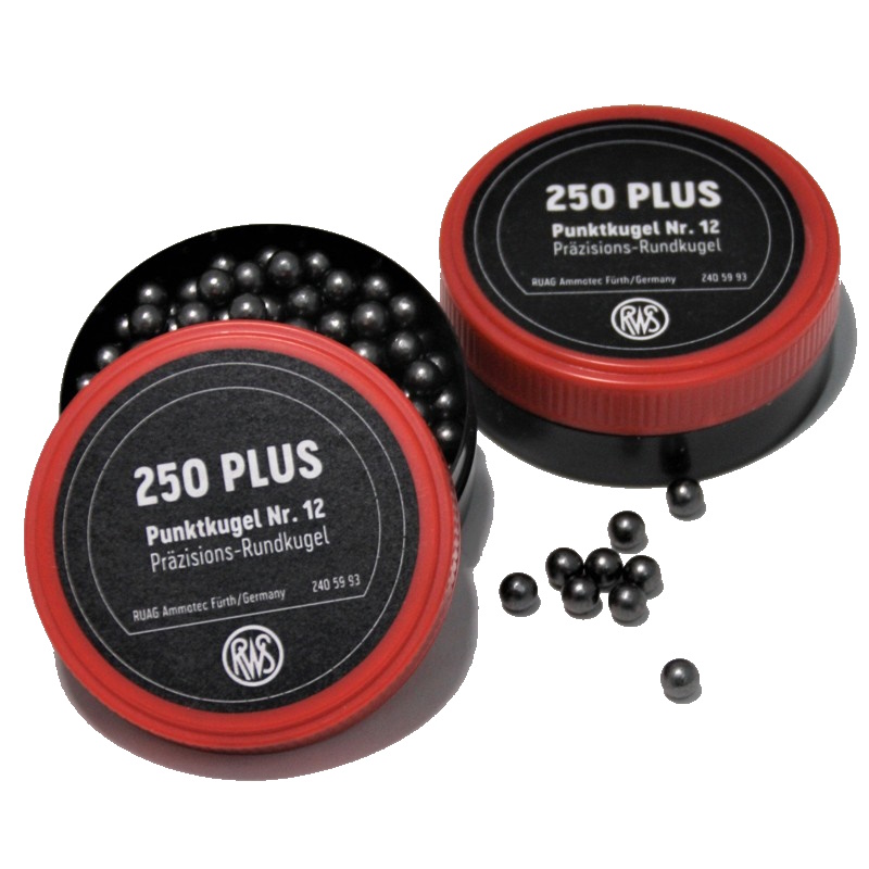 SE ShootingEquipment | RWS Punktkugel PLUS NR. 12 Zimmerstutzen 250er | purchase online